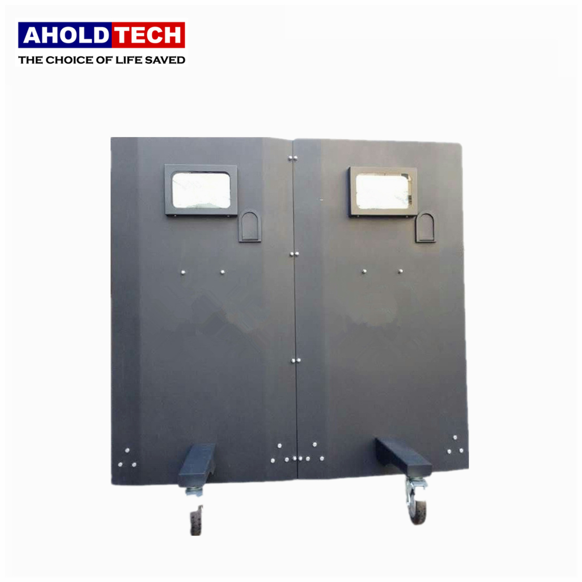 China Steel Mobile Wheel Type Bulletproof Shield NIJ III ATBS-W3S02 ...