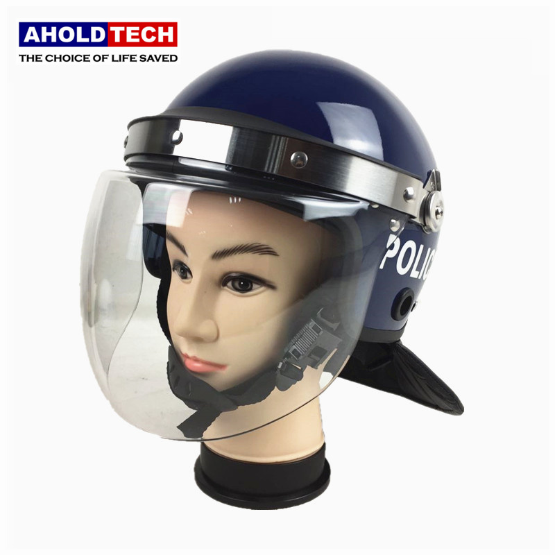China European style Convex Visor Police Army Full Face ABS+PC Anti ...