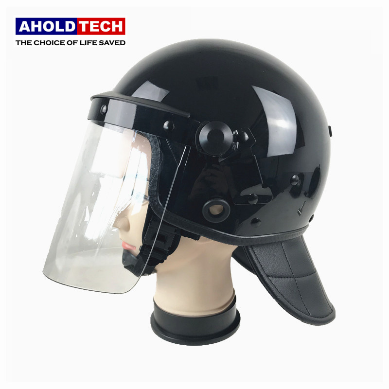 China European style Convex Visor Police Army Full Face ABS+PC Anti ...