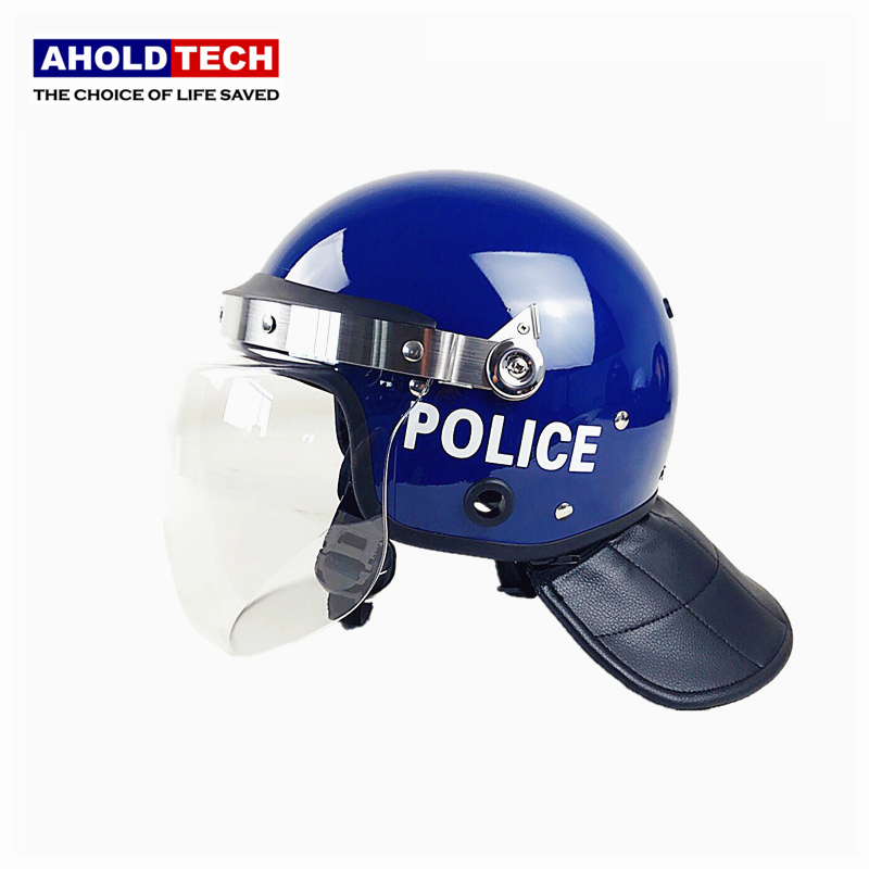 China European style Convex Visor Police Army Full Face ABS+PC Anti ...
