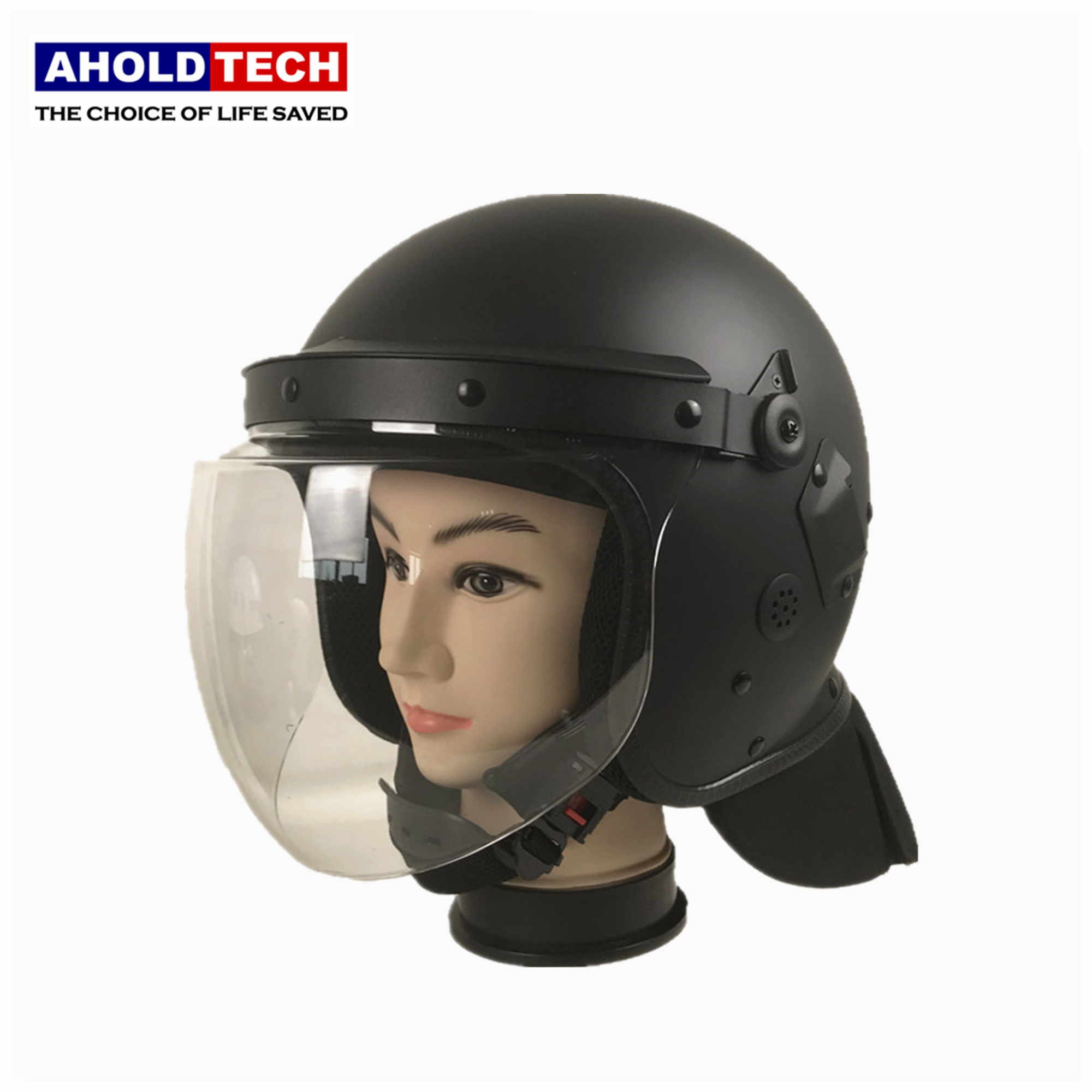 China Convex Visor Police Full Face ABS+PC Anti Riot Helmet ATPRH-R04 ...