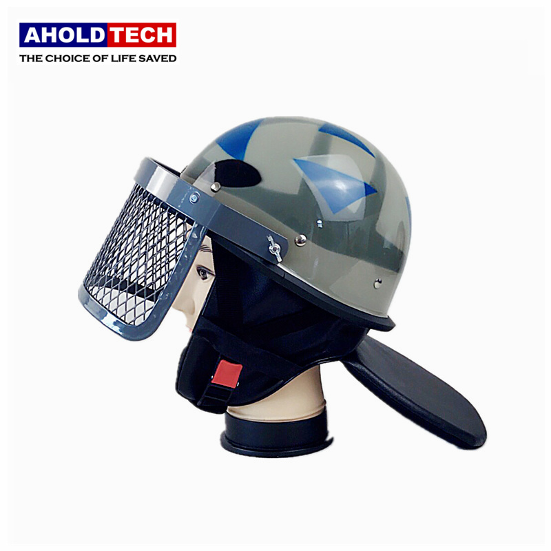 China Nepal Visor Police Full Face ABS+PC Anti Riot Helmet ATPRH-R09 ...