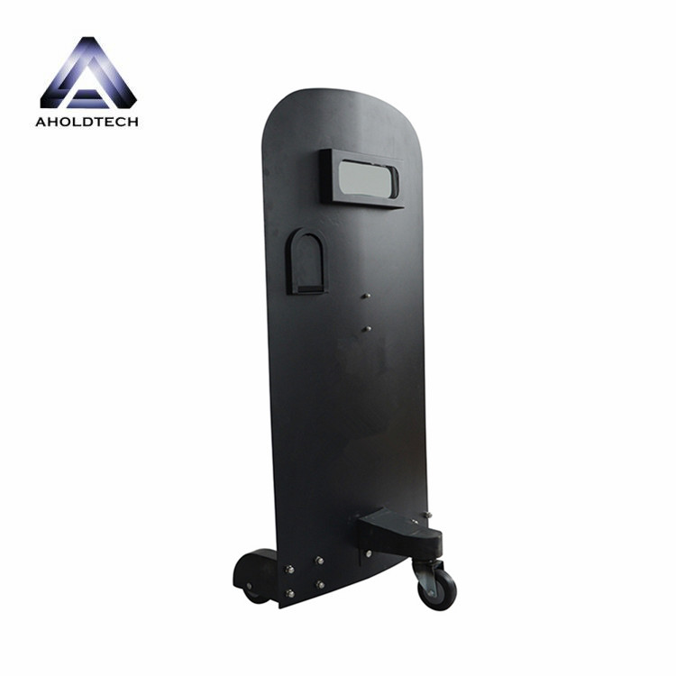 China New Arrival China Tactical Ballistic Shield - Steel Mobile Wheel ...